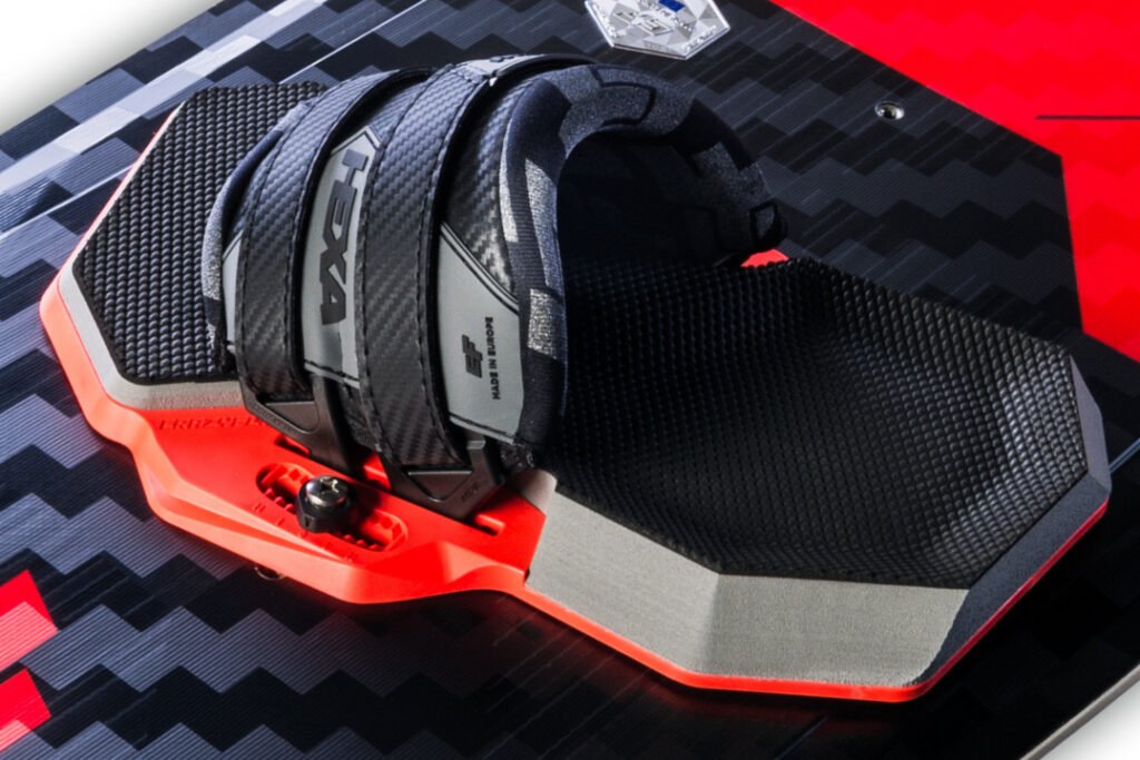 CrazyFly Hexa II Kiteboard Bindung Rot